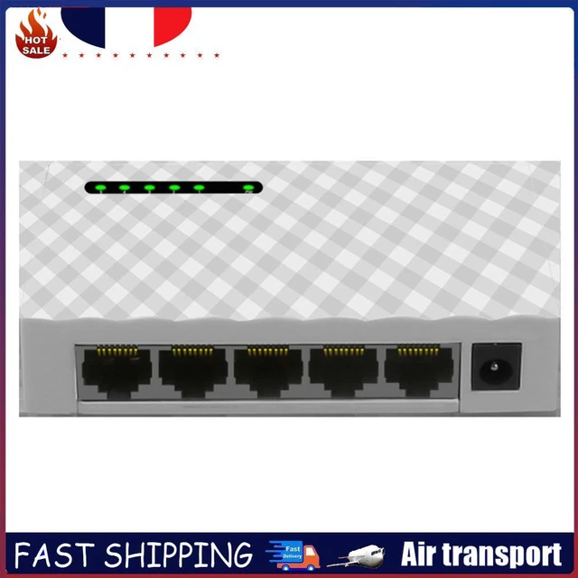 5 PORT 1000M Gigabit Network Switch RJ45 LAN Desktop Ethernet Shunt (EU ...