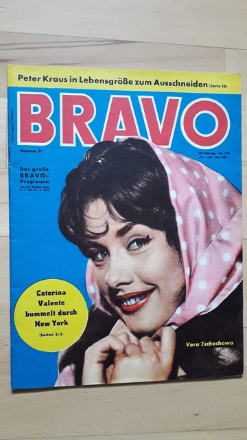 BRAVO NR.27 VON 1959 Ava Gardner, Marlon Brando, Romy Schneider - TOP ...