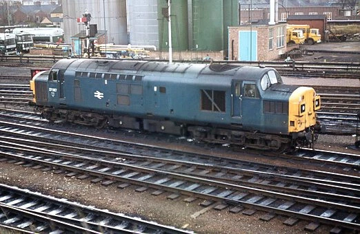 ORIGINAL COLOUR SLIDE of 37087 BR class 37 diesel loco £1.85 - PicClick UK