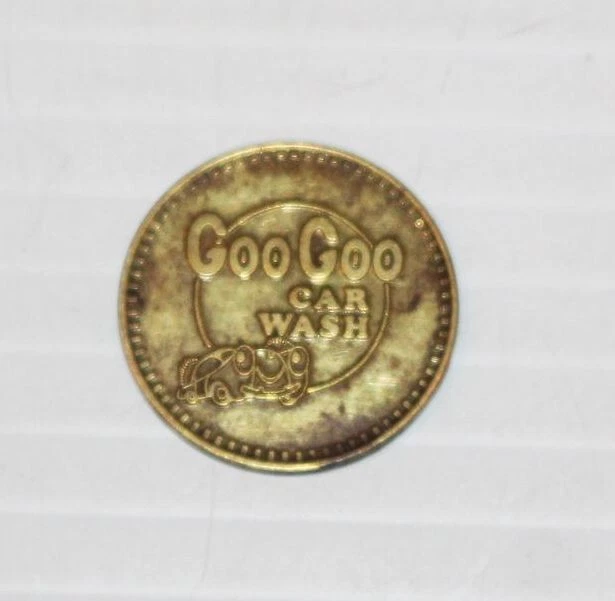 VINTAGE GOO GOO Car Wash Token - No Cash Value Reverse Coin Medal $4.99 ...