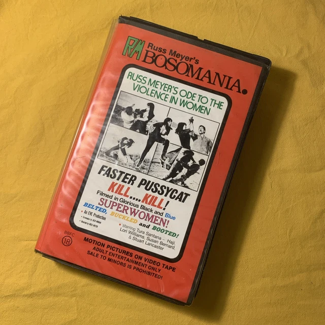 FASTER PUSSYCAT KILL Kill! Russ Meyer's Bosomania Big Box Pal Vhs Tura ...