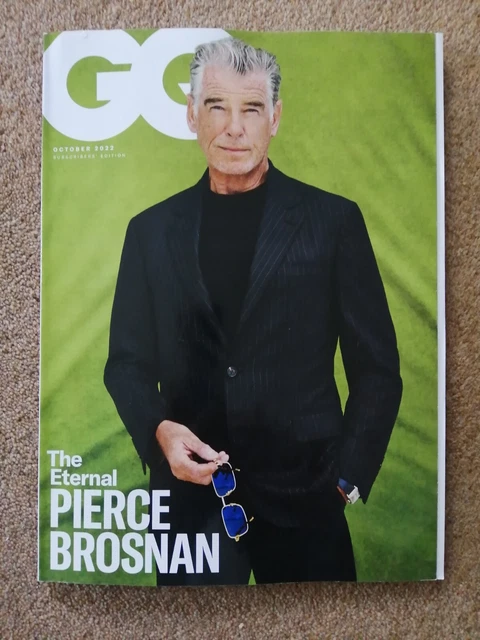 PIERCE BROSNAN GQ Magazine October 2022 Ryan Reynolds Wrexham UK ...