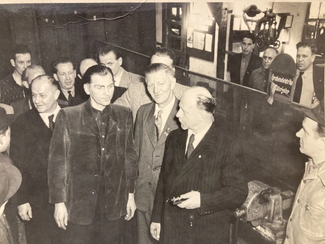 ORIG DDR FOTO Walter Ulbricht Schacht Bergbau Stollberg Grube Werkstatt ...