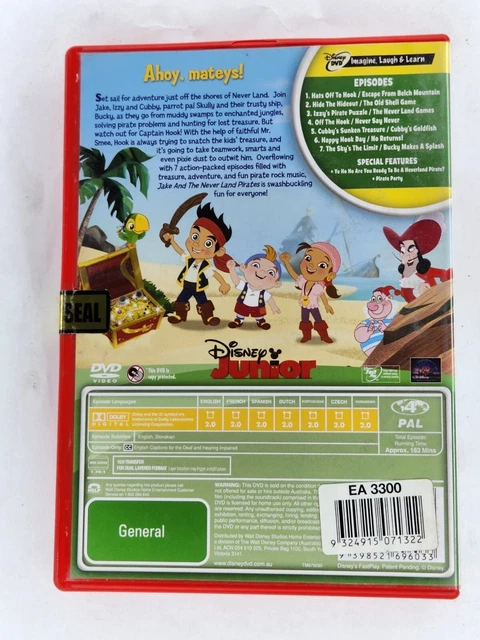 JAKE AND THE Neverland Pirates: Yo Ho, Mateys Away - DVD Region 4 PAL ...