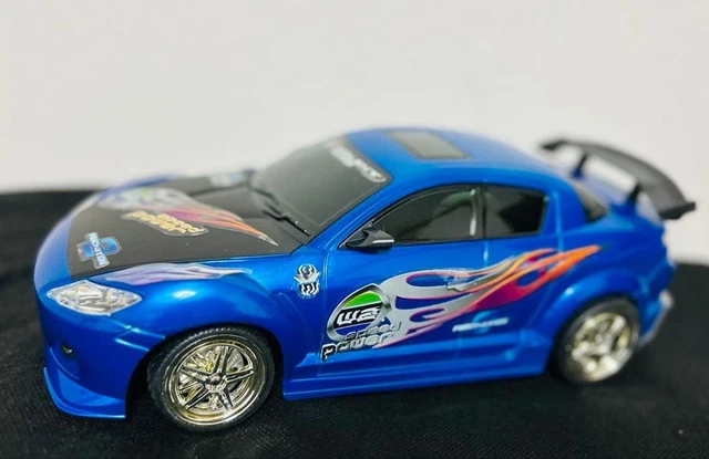 BLUE RADIO-CONTROLLED CAR with flame graphics £85.43 - PicClick UK