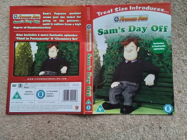 FIREMAN SAM DVD - Sam's Day Off. Disc and Artwork only. No case. £1.80 ...