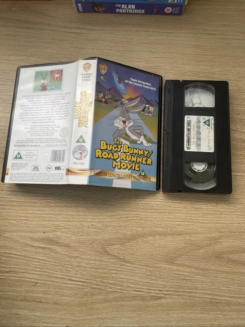 THE BUGS BUNNY Road Runner Movie VHS Video Warner Bros £2.95 - PicClick UK