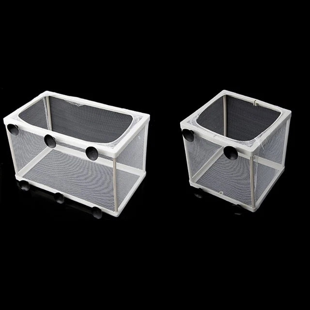 AQUARIUM HATCHERY NET Fish Isolation Box Mesh Boxes Incubator for Fish ...