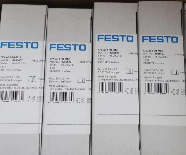 2022 CPX-AP-I-PN-M12 8086607 FESTO Profinet Interface Expedited ...