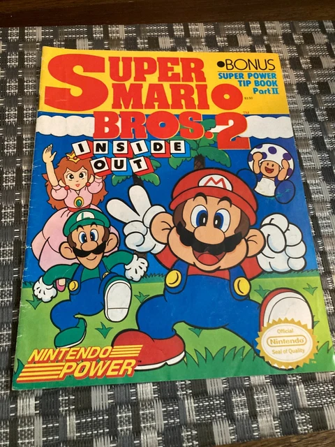 NINTENDO POWER SUPER Mario Bros Inside Out Super Power Tip Book Part 1 ...