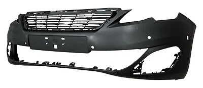 PEUGEOT 308 II Front Bumper Primed With Upper Grille 2013- £160.82 ...