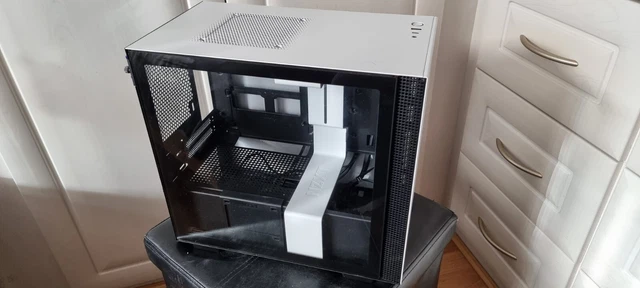 NZXT H210I MINI-ITX RGB Gaming Case - Black/White Comes in Original Box ...