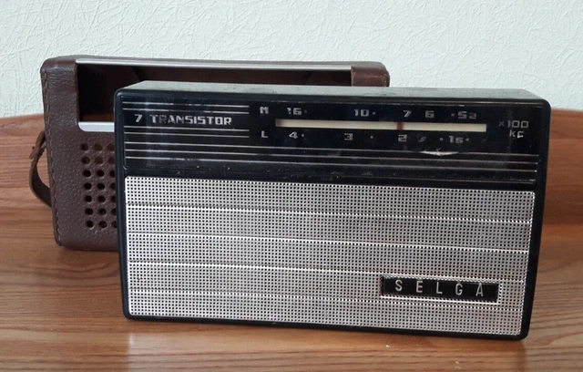 SELGA 7 TRANSISTORS Vintage Soviet Transistor Radio Receiver USSR £17. ...