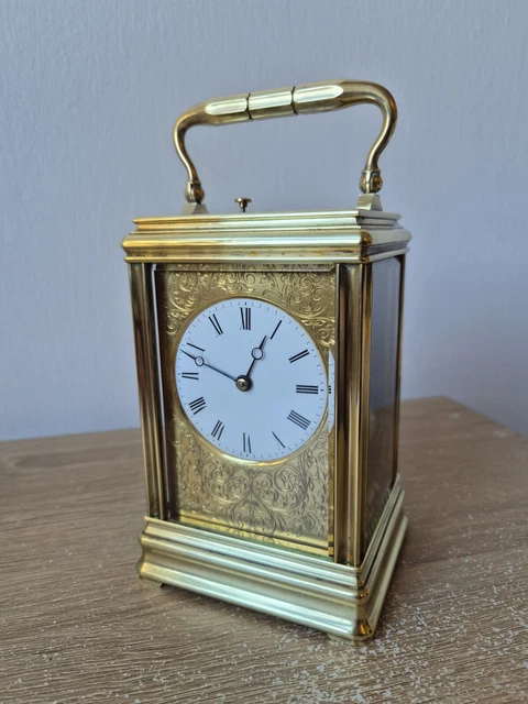 ANTIQUE REPEATER CARRIAGE Clock Circa 1878 By Drocourt £600.00 ...