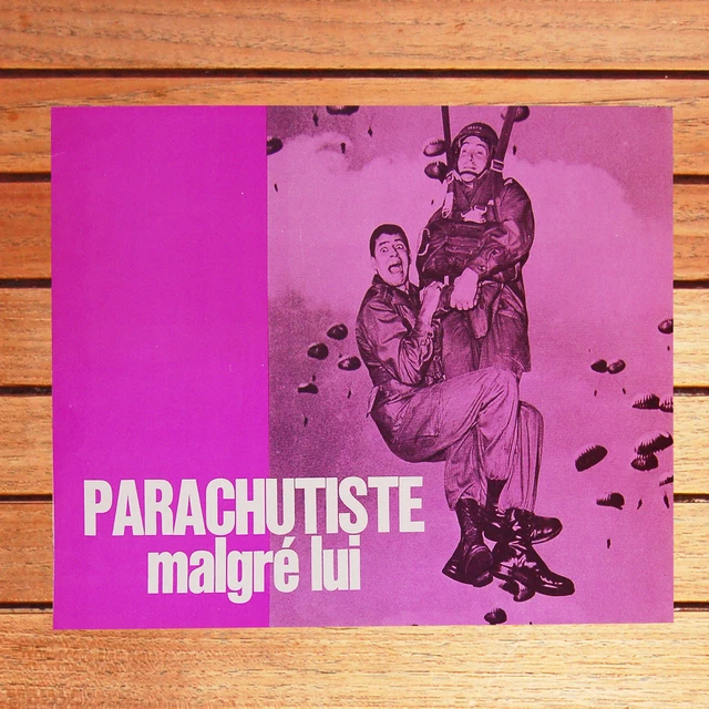 PARACHUTISTE MALGRÉ LUI SYNOPSIS JERRY LEWIS JUMPING JACKS PRESSBOOK ...