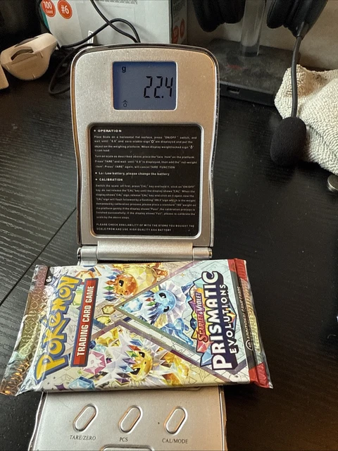 GOD PACK? 🔥22.4G🔥 VERY HEAVY Prismatic Evolutions Pokemon Sealed ...