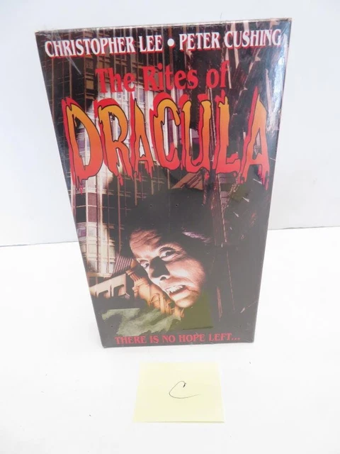 1973 RITES OF Dracula Hammer Christpher Lee Peter Cushing VHS Factory ...