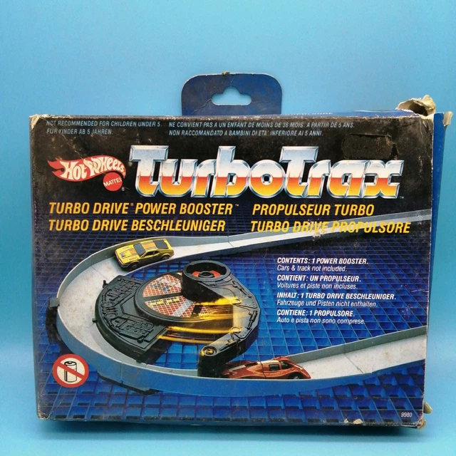 TURBOTRAX TRACKS HOT WHEELS NON STOP ACTION MATTEL new TRAX TURBO DRIVE ...
