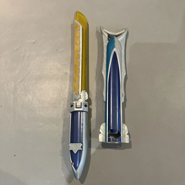 POWER RANGERS VINTAGE Super Samurai Barracuda Sword Blade - Gold Ranger ...