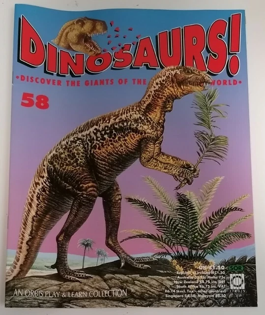 MAGAZINE - 1993 Dinosaurs! Magazine Issue #58 By Orbis Play & Learn ...