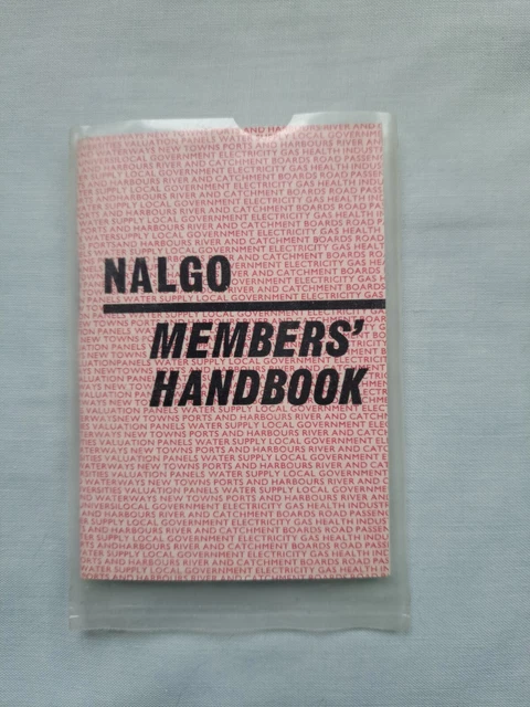 VINTAGE NALGO TRADE Union Members' Handbook 1960s £1.99 - PicClick UK