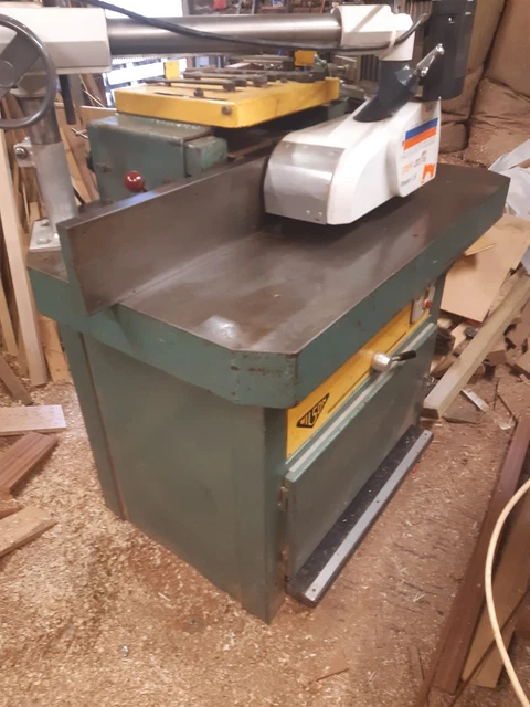 WILSON FY 3 phase spindle moulder with Steff 20316 power feed and ...