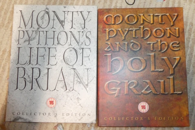 DVD 2X MONTY Python Life Brian Holy Grail Collector Box set DVD booklet ...