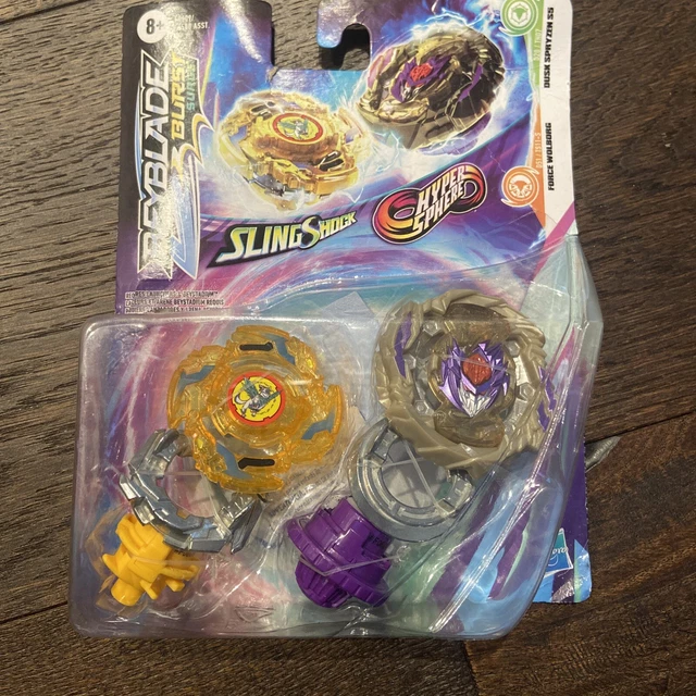 BEYBLADE BURST SURGE Dual Collection FORCE WOLBORG and DUSK SPRYZEN S5 ...