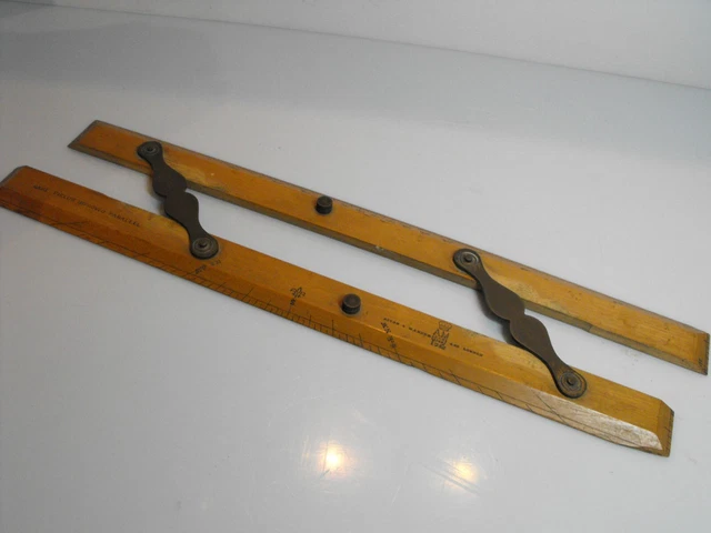 VINTAGE CAPTAIN FIELD'S Improved Parallel Rule 18" long $32.13 - PicClick