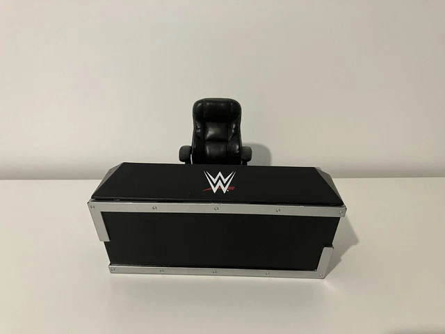 WWE COMMENTATOR TABLE With Chair Breakable Announce Desk For Wrestling ...