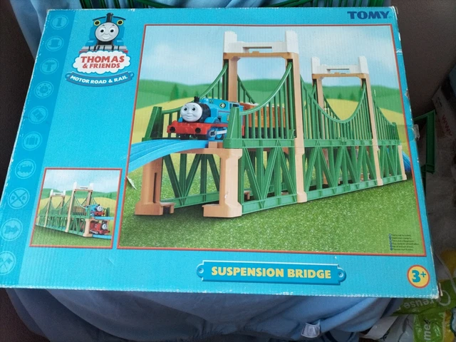 TOMY. THOMAS THE Tank Engine. Motor Road And Rail.. Suspension Bridge ...