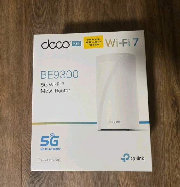 TP-LINK DECO BE65-5G WiFi7 Router with 5G £455.48 - PicClick UK
