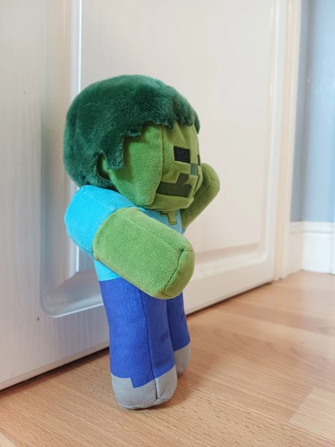 SITTING MINECRAFT ZOMBIE and Mattel minecraft zombie plush toy. Two ...