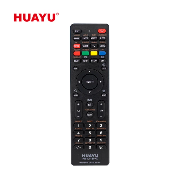 Rm L1130 X Huayu Universal Lcd Led Tv Remote Control Eur 18 70
