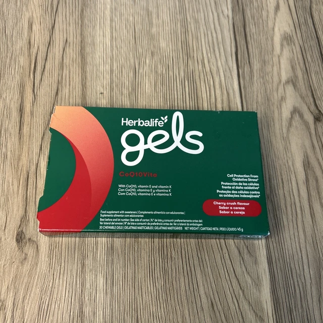 HERBALIFE GELS - CoQ10Vita Cherry Crush 30 Chewable G Exp 06/26 £24.99 ...