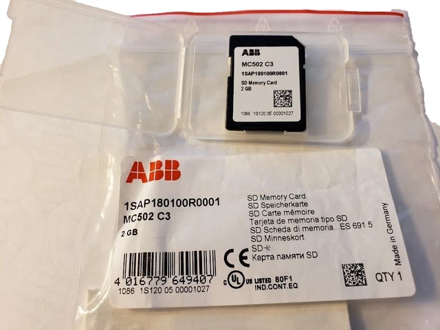 ABB MC502 C3 Sd Memory Card 2 Gb $85.00 - PicClick