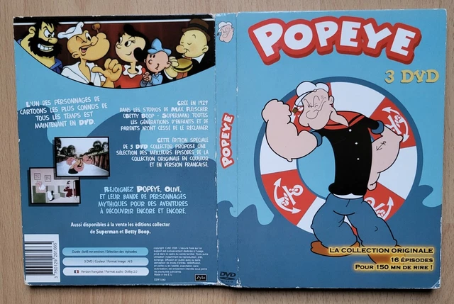 POPEYE COFFRET COLLECTOR 3 Dvd 16 Meilleurs Épisodes Cartoons Rires ...