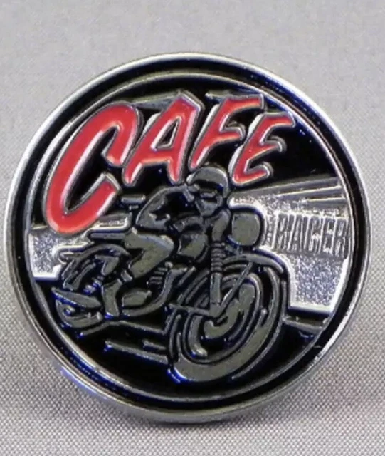 CAFE RACER TON Up Boys Rockers Metal Enamel Pin Badge Ace Café Vincent ...
