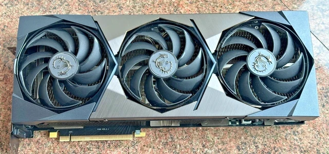 MSI GEFORCE RTX Graphics Card 3080 Ti Suprim Series X 12G Tri Frozr 2S ...