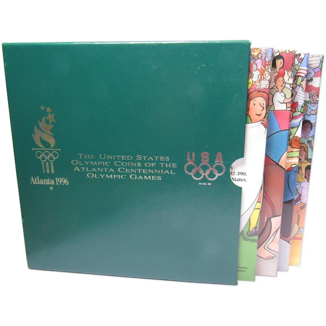 ATLANTA OLYMPIC GAMES Young Collector's Set Series 1-4 OGP SKU:CPC77 £ ...