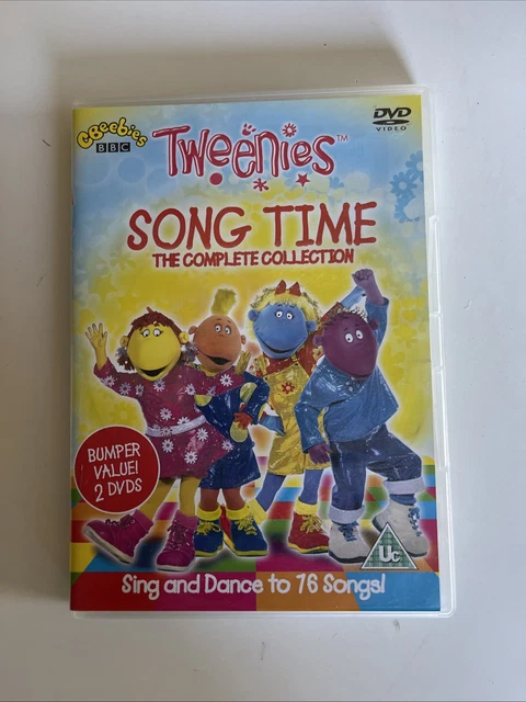 THE TWEENIES SONG Time Complete Collection Dvd BBC CBeebies 76 Songs ...