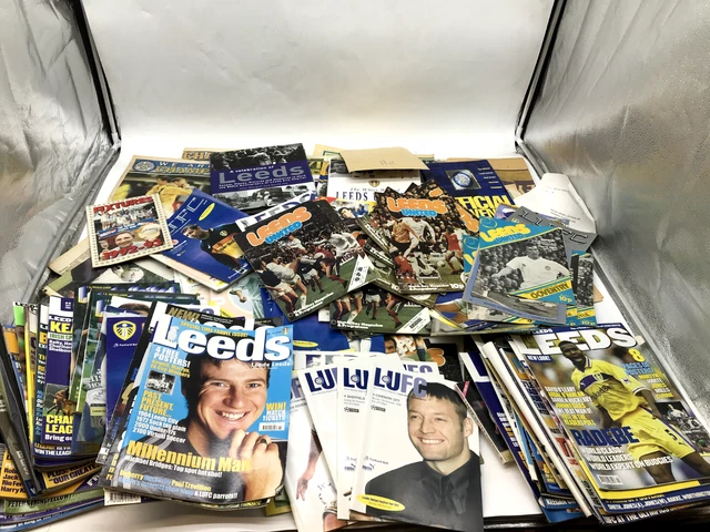 LEEDS UNITED FC Various Programmes, Books & Newspaper Pull-outs from ...