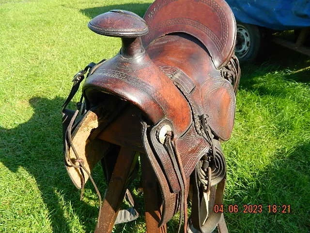CARSON AND SHORE Calgary reining saddle 1880 circa £400.00 - PicClick UK
