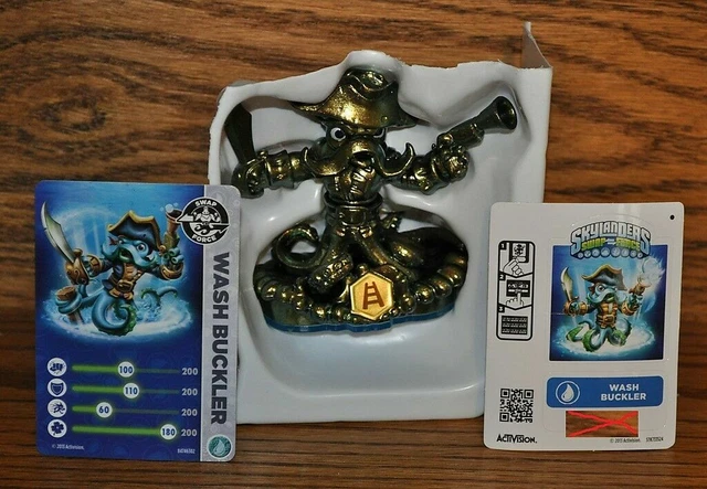 SKYLANDERS RARE WASH Buckler Gold NEUF EUR 69,00 - PicClick FR