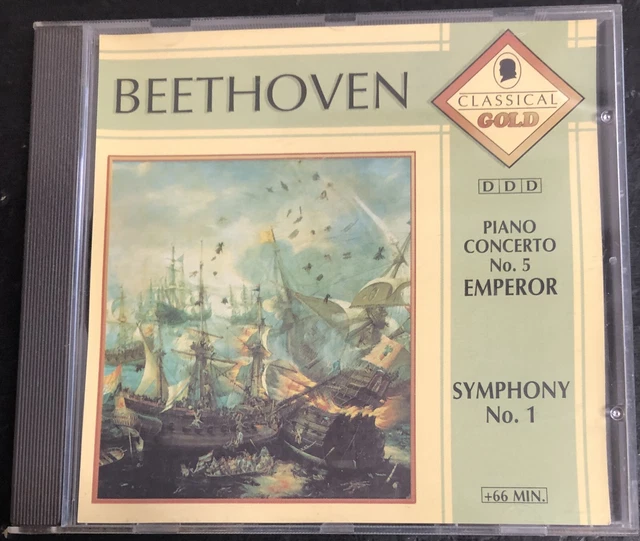 BEETHOVEN PIANO CONCERTO No. 5 EMPEROR und Symphony No. 1 - CD gebraucht gut EUR 2,00 - PicClick FR