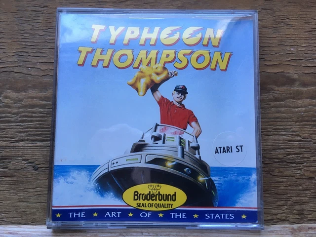 TYPHOON THOMPSON ATARI ST Game/Disc & Original Box/Retro Gaming/1980’s ...