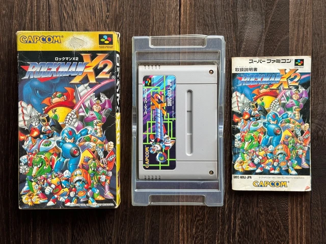 NINTENDO SUPER FAMICOM Rockman X2 Mega Man Complete In Box CIB Japan ...