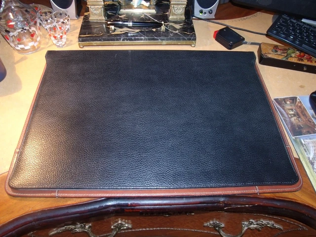 SOUS MAINS DE bureau en cuir bicolore EUR 43,90 - PicClick FR