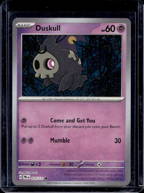 2025 POKEMON SV Prismatic Evolutions Duskull Poke Ball #035/131 £0.73 ...