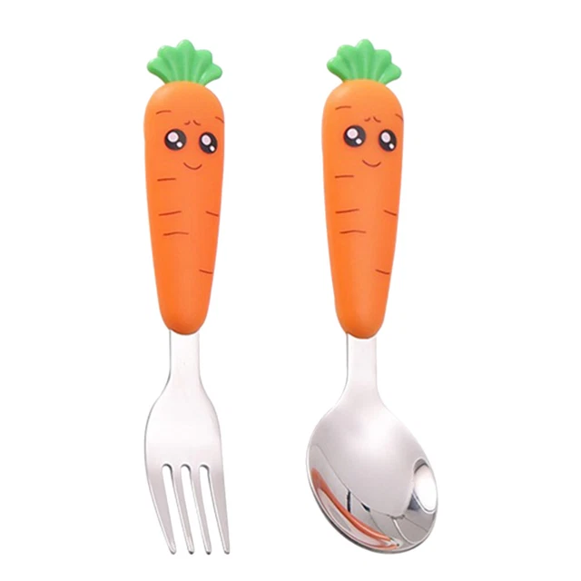 INFANT SCRAPING CHILDREN Dinnerware Radish Fruit Spoon Cartoon £9.06 ...